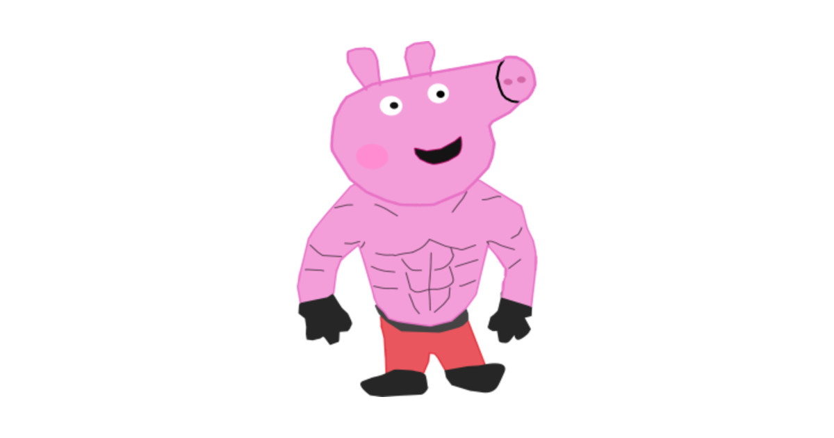 Peppa muscle - Peppa Pig - Tapestry | TeePublic