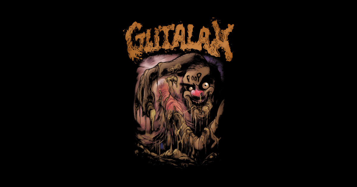 Gutalax – Mr. Poop Goregrind Toilet Horror Mascot - Gutalax - Tapestry ...