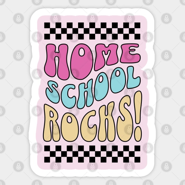Home School Rocks-Back to School Groovy Design -Tie Dye - Home School ...