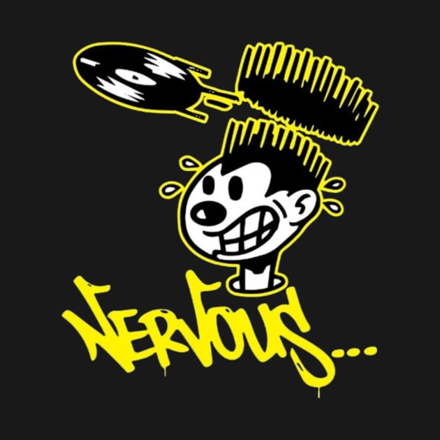 Nervous Records// Music Label - Record - T-Shirt | TeePublic