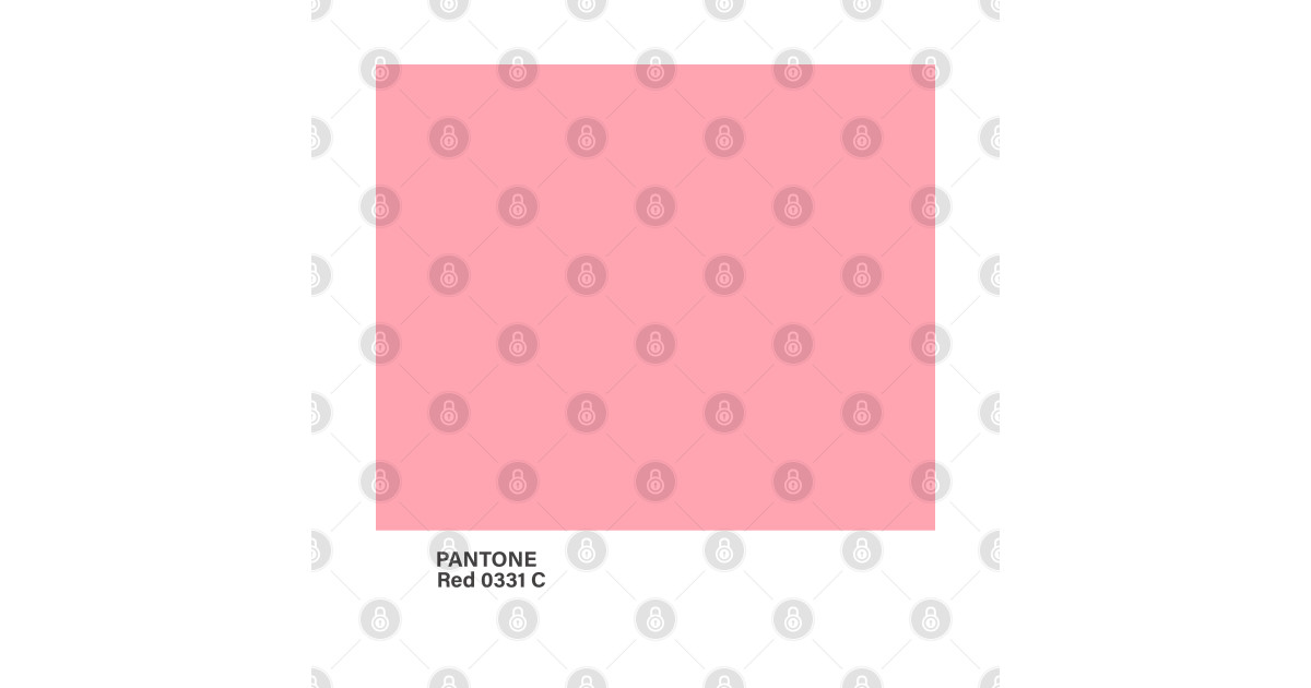 pantone Red 0331 C - Pantone Color - T-Shirt | TeePublic