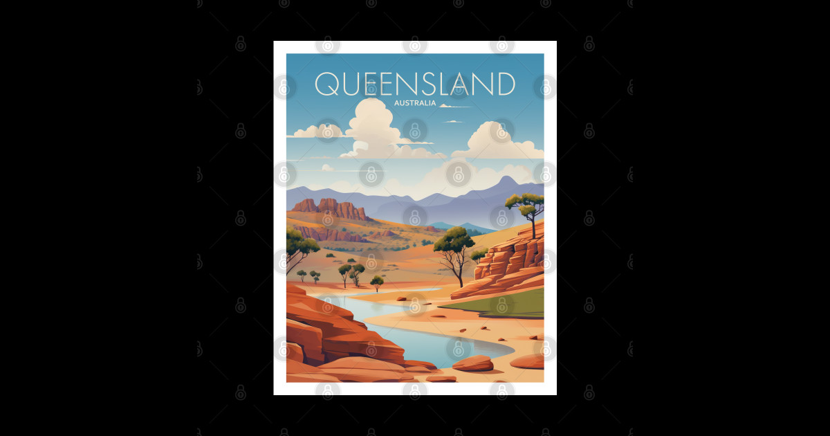 QUEENSLAND - Queensland - Sticker | TeePublic