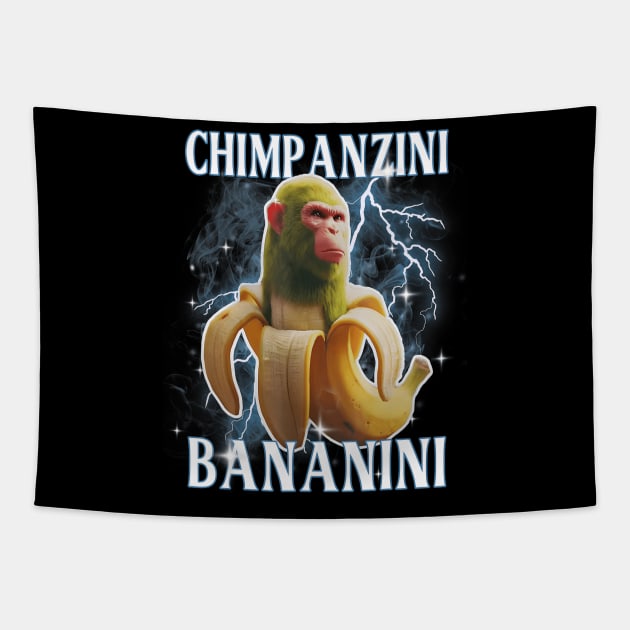 Chimpanzini Bananini Meme - Tralalero Tralala - Tapestry | TeePublic