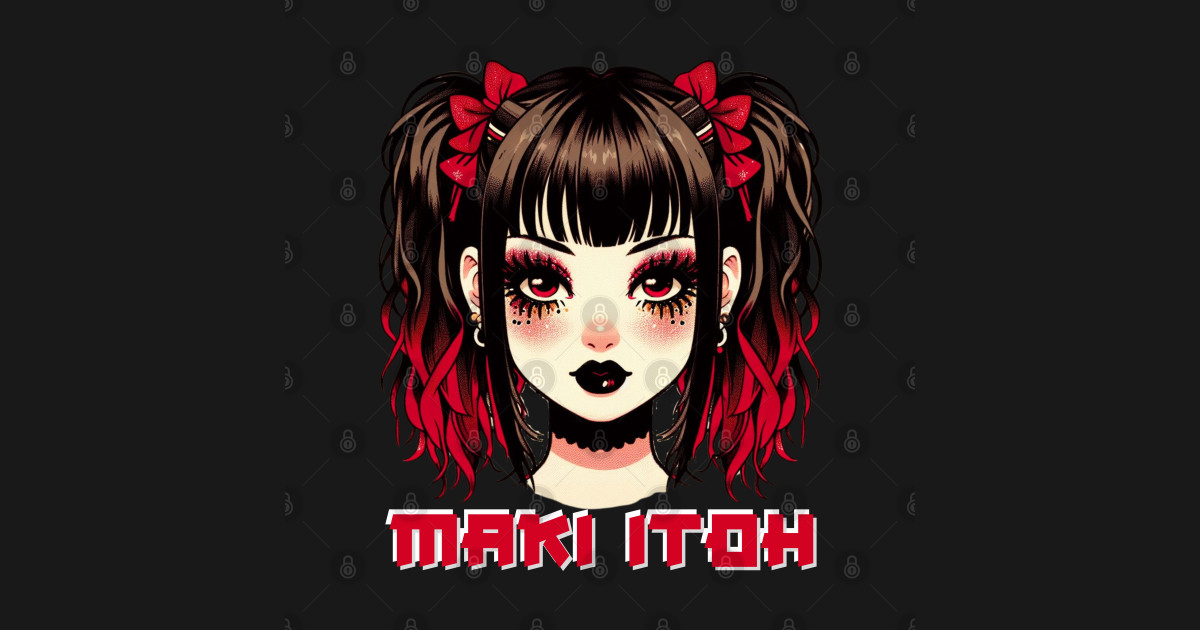 Maki Itoh (Light Letters) - Maki Itoh - T-Shirt | TeePublic