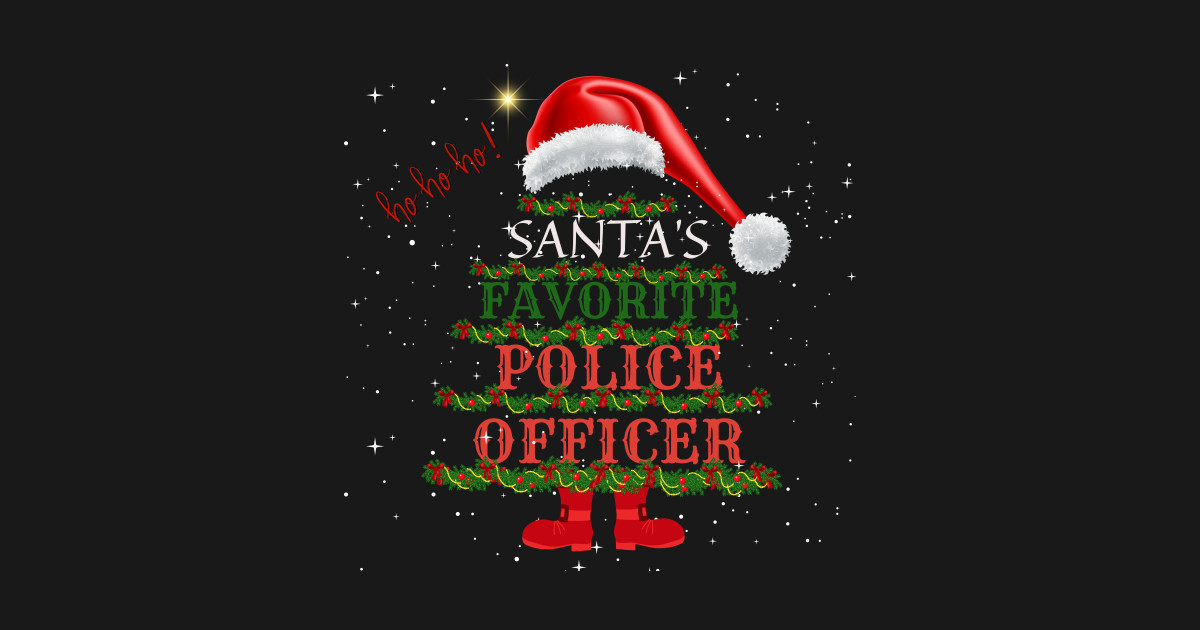 Santa's Favorite Police Officer Christmas Gift - Santas Favorite Police ...