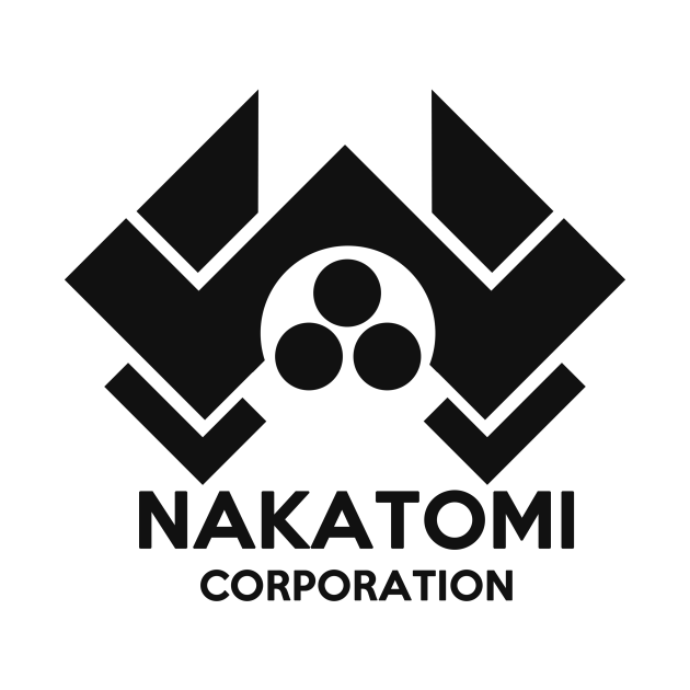 Nakatomi Logo - Black - Nakatomi Corporation - T-Shirt | TeePublic
