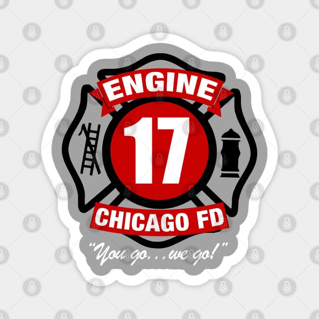 Engine 17 Cross - Backdraft - Magnet | TeePublic