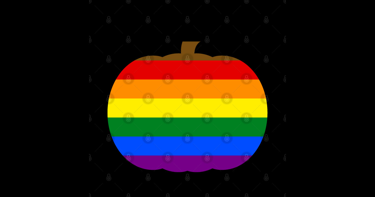 Halloween Pumpkin LGBT Flag People of Color PRIDE - Halloween Pumpkin ...