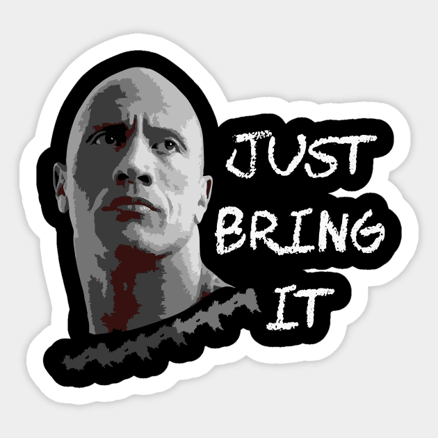 the rock - The Rock - Sticker | TeePublic