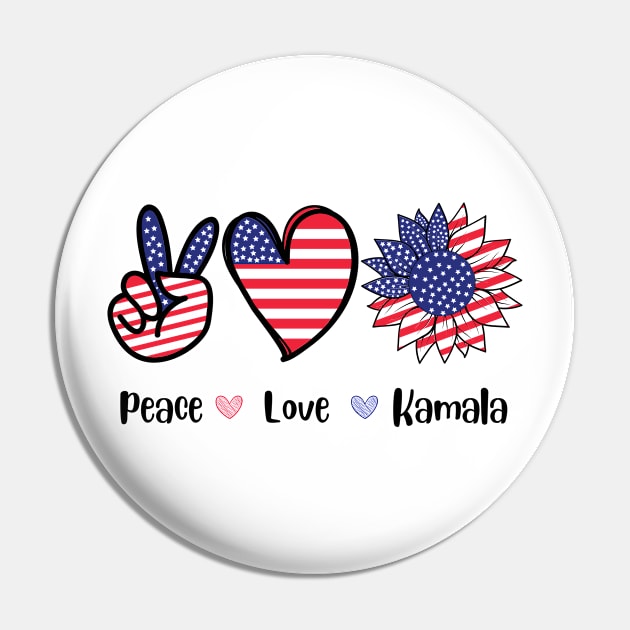 Kamala Harris USA President Election Campaign 2024 Peace Love US ...