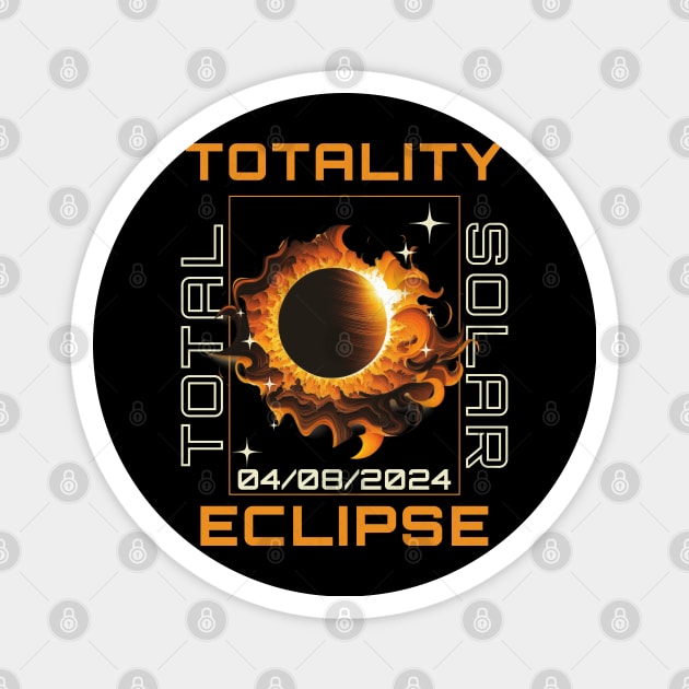 Total Solar Eclipse 2024 Astronomy - Total Solar Eclipse 2024 - Magnet ...