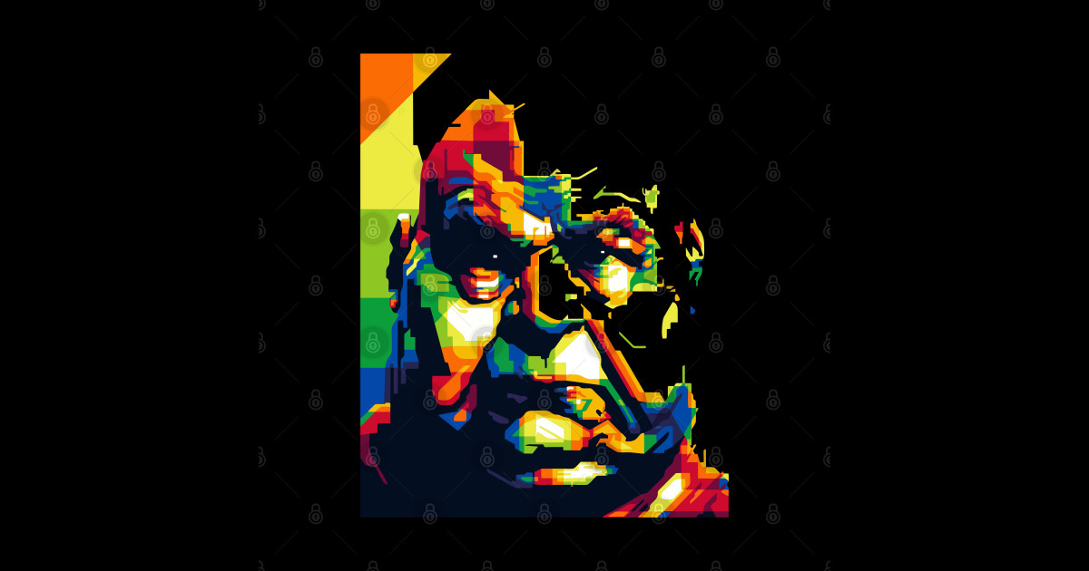 Fat Man Face - Old Man - Sticker | TeePublic