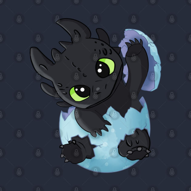 Baby Toothless the dragon in egg, Easter egg, how to train your dragon ...