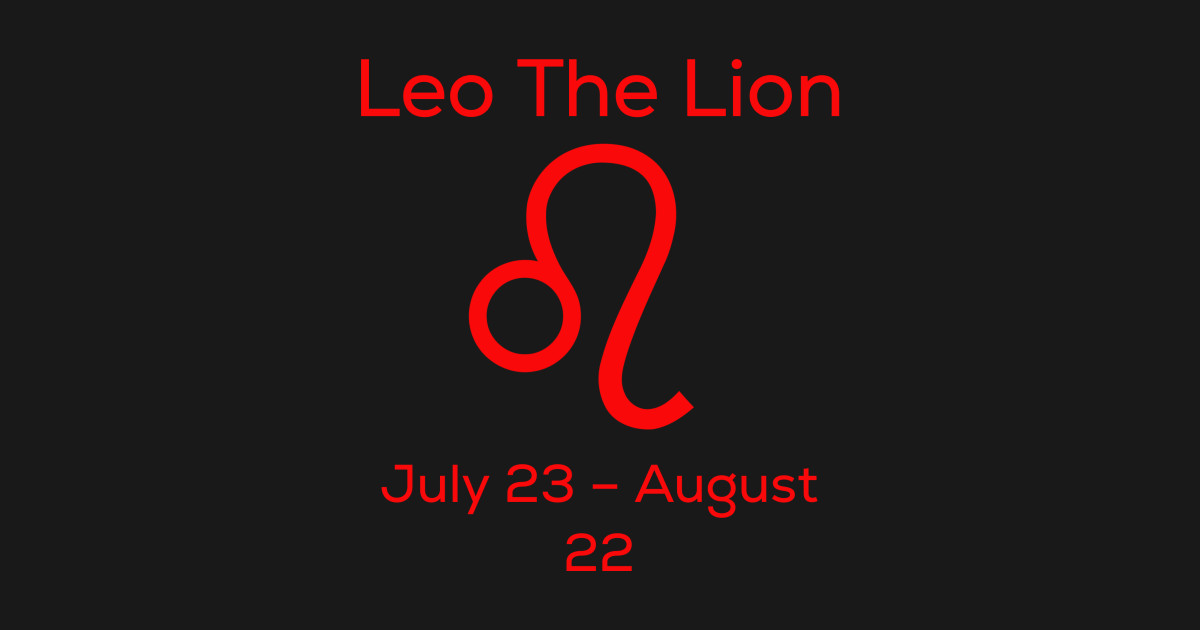 Leo The Lion Zodiac Zodiac Signs T Shirt Teepublic