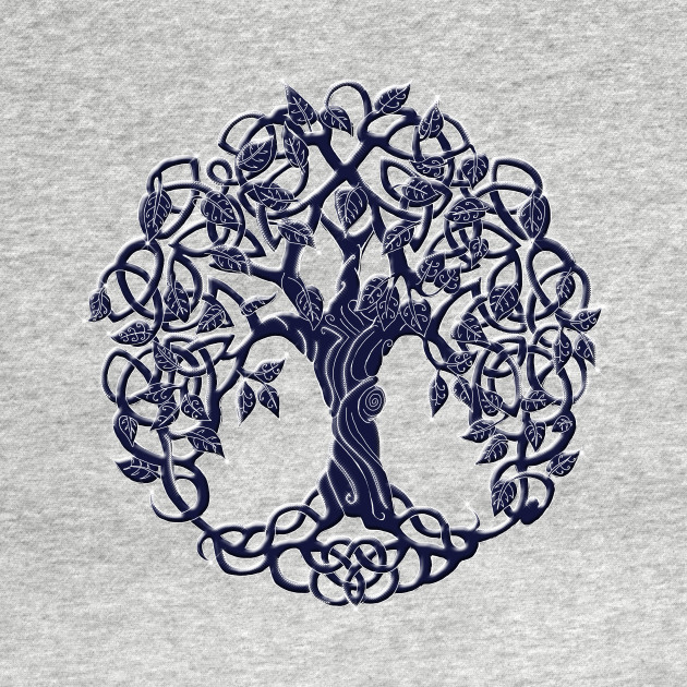 Tree of life Blue - Trees - T-Shirt | TeePublic