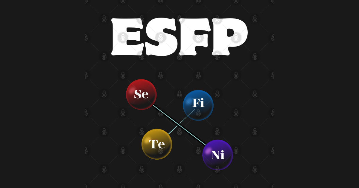 ESFP Cognitive Stack, MBTI Design - Esfp - T-Shirt | TeePublic