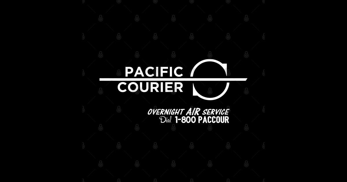 Pacific Courier - Pacific Courier - Sticker | TeePublic