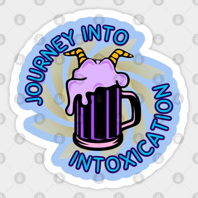 Journey Into Intoxication - Epcot - Sticker | TeePublic