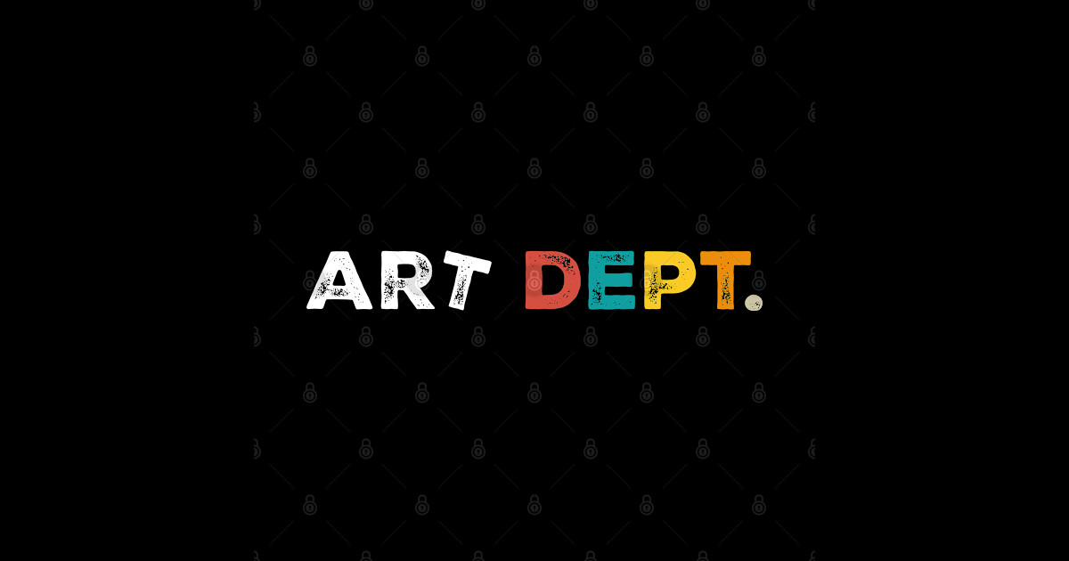 art dept. - Art Depar - Sticker | TeePublic