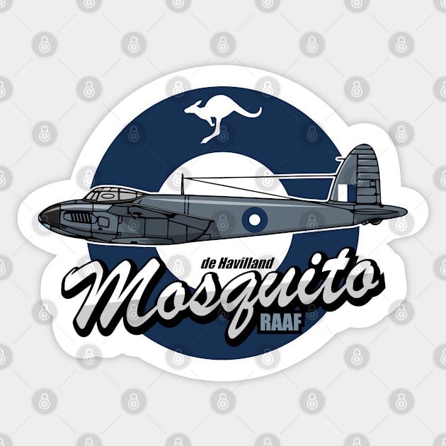 RAAF de Havilland Mosquito - Ww2 Royal Australian Air Force - Sticker ...