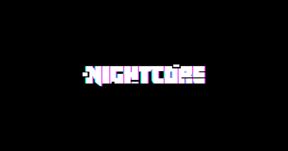 Nightcore - Electronic Music Japanese Anime Gift - Nightcore - Sticker ...