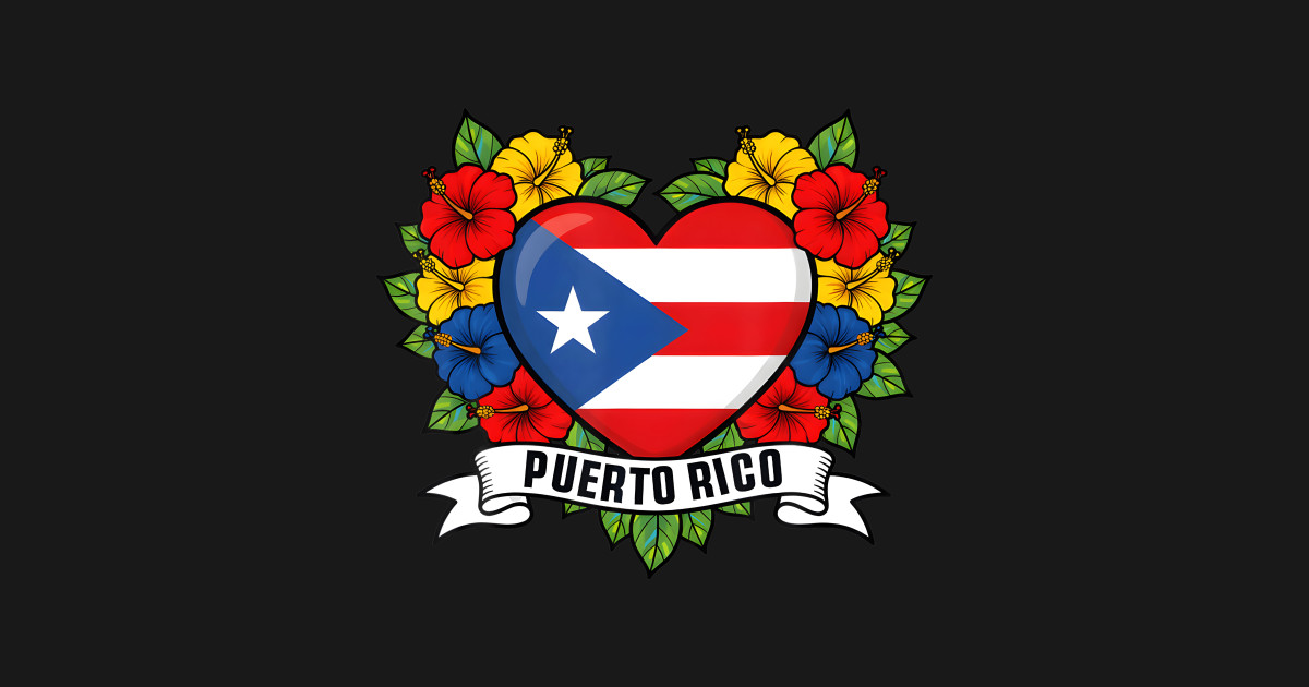 Puerto Rico Flag Hispanic Heritage Month Boricua Rican - Puerto Rico ...