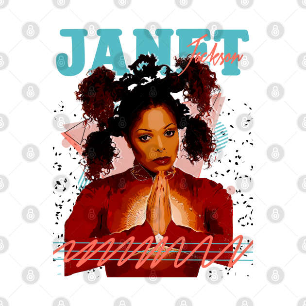 Janet JacKson Together Again Fan Art Retro Design // Vintage - Janet ...