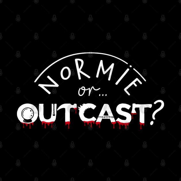 WEDNESDAY ADDAMS NETFLIX - NORMIE or OUTCAST ? white - Wednesday Woe ...