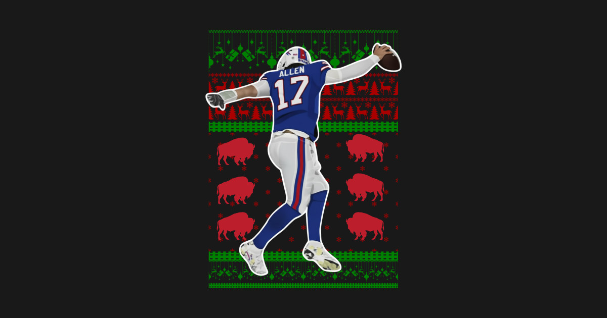 Josh Allen Be Good Do Good In The Snow Ugly Christmas Sweater - Josh ...
