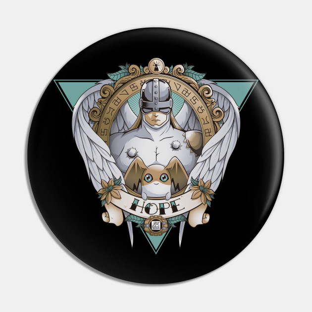 Digimon of Hope Angemon - Angel wings - Patamon Tattoo - Digimon - Pin ...