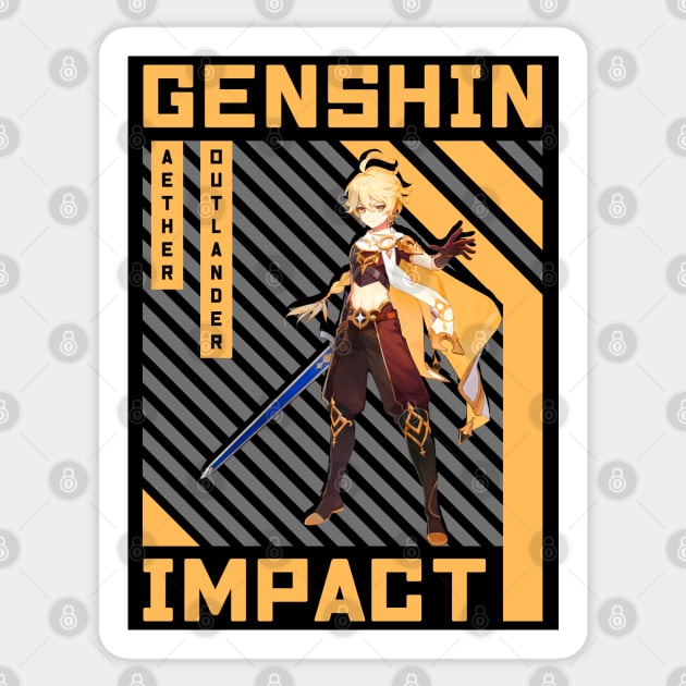 Aether II | Genshin Impact - Genshin Impact - Sticker | TeePublic