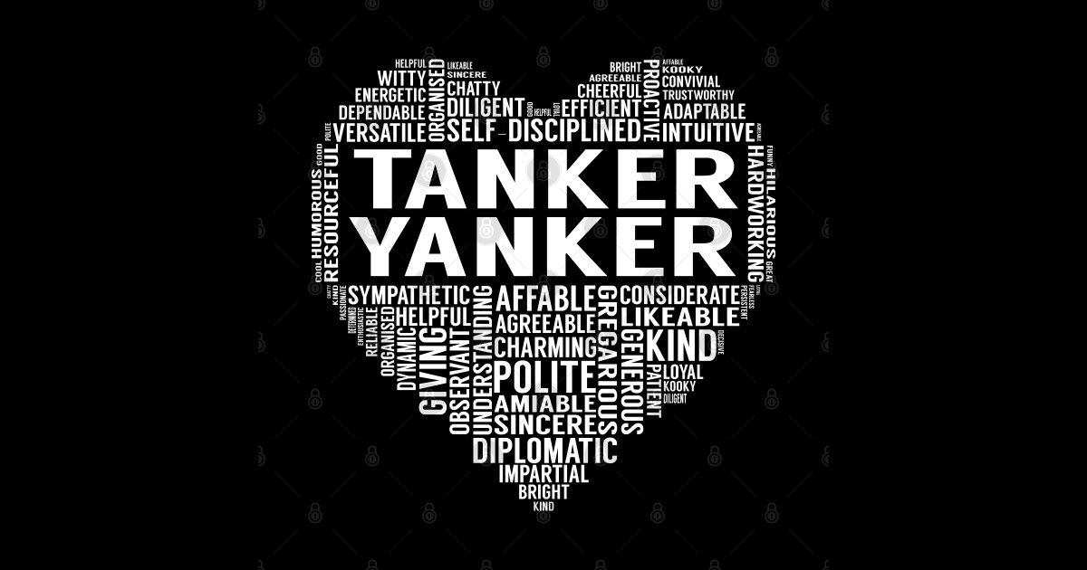 Tanker Yanker Heart - Tanker Yanker - Sticker | TeePublic