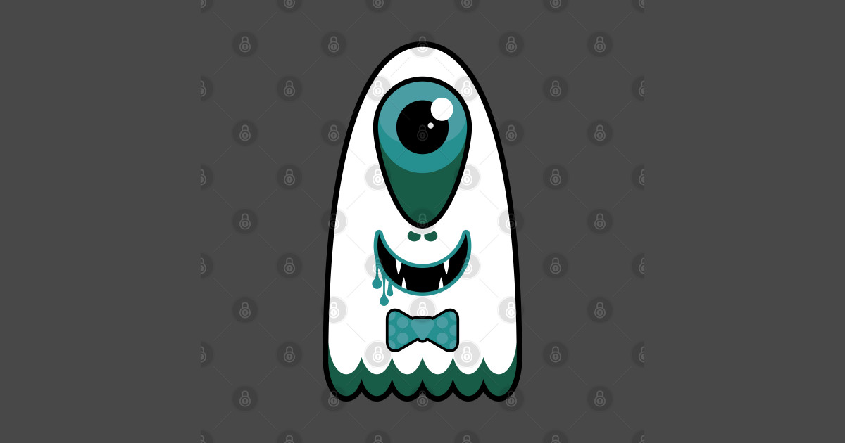 Spooky Ghost in teal - Ghost - T-Shirt | TeePublic
