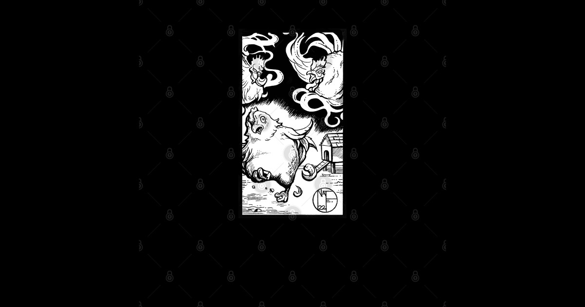 Ghost Chickens - Phantom Bantam Quote - Black Outline Version ...