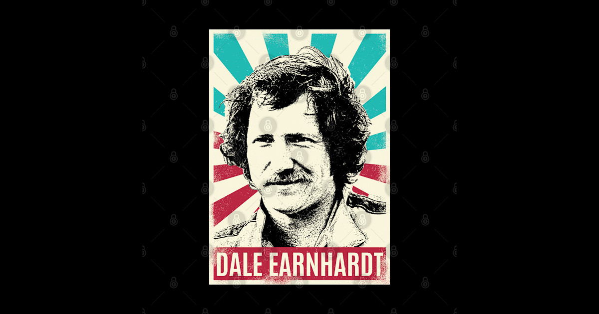 Vintage Retro Dale Earnhardt - Dale Earnhardt - Sticker | TeePublic
