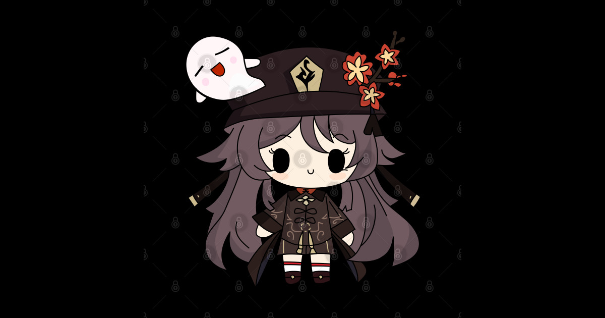Chibi Genshin Hutao - Genshin Impact - Sticker | TeePublic