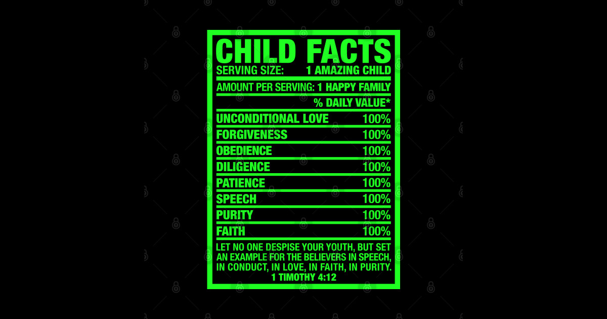CHILD FACTS - Child - Sticker | TeePublic