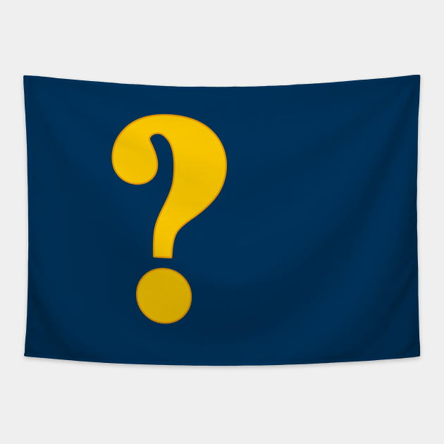 Question Mark ? Emoji in Yellow - Question - Tapestry | TeePublic