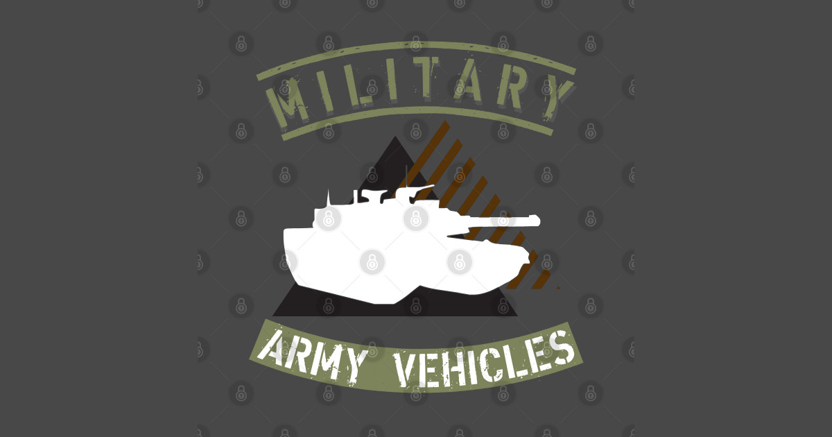 Military, army vehicles white silhouette of a tank against the ...
