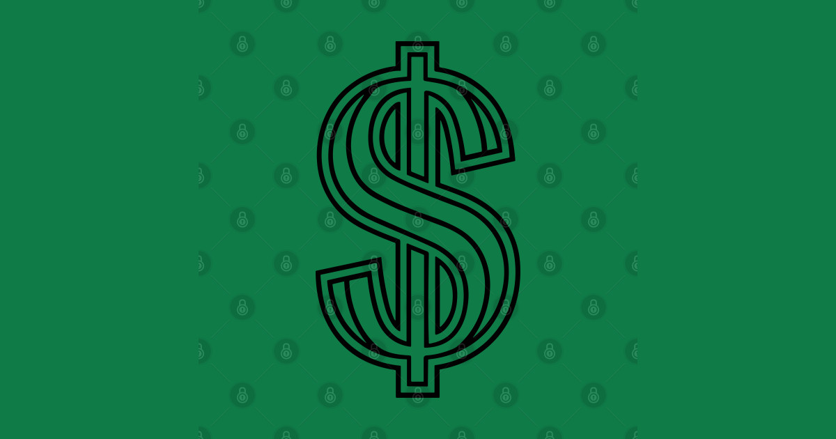 Dollar Sign Symbol - Dollar Sign - T-Shirt | TeePublic