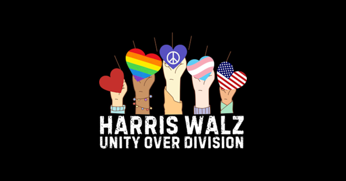 HARRIS WALZ UNITY OVER DIVISION V4 - Harris Walz Unity Over Division ...