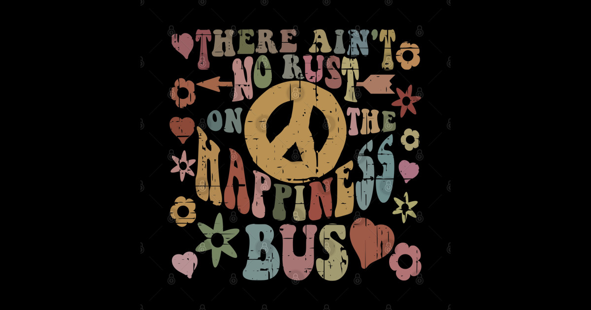 Happiness Bus - Happiness - Sticker | TeePublic