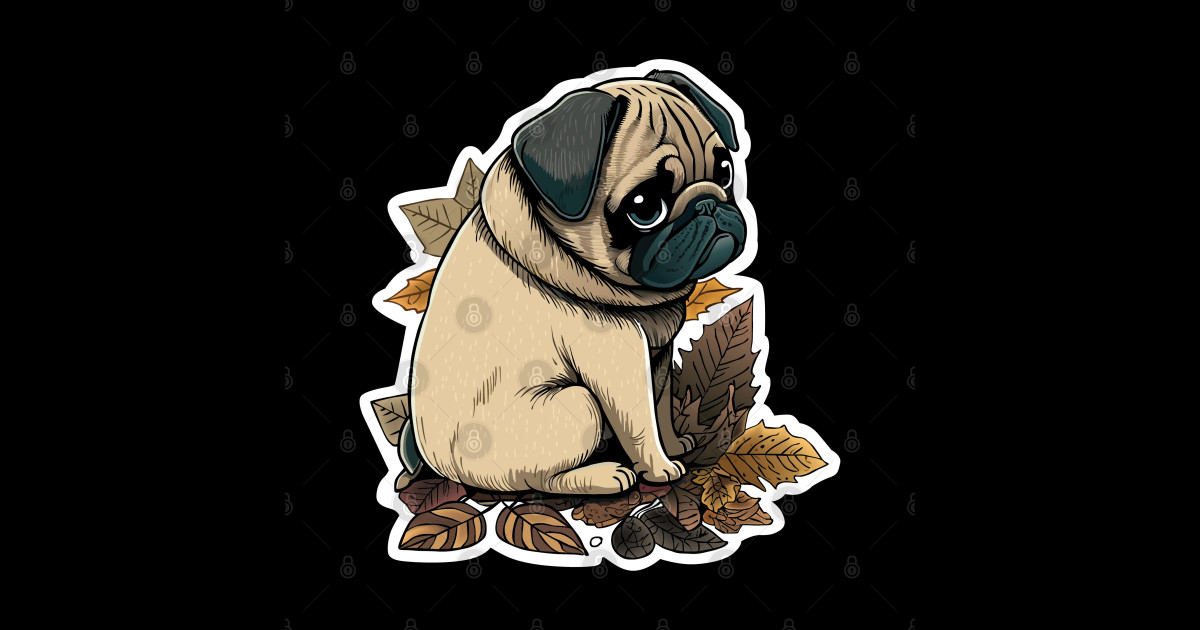 Pug Life - Pug - Sticker | TeePublic
