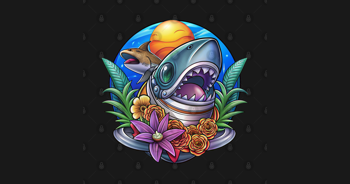 Sharks - Mystic Shark-Shark - Sharks - T-Shirt | TeePublic
