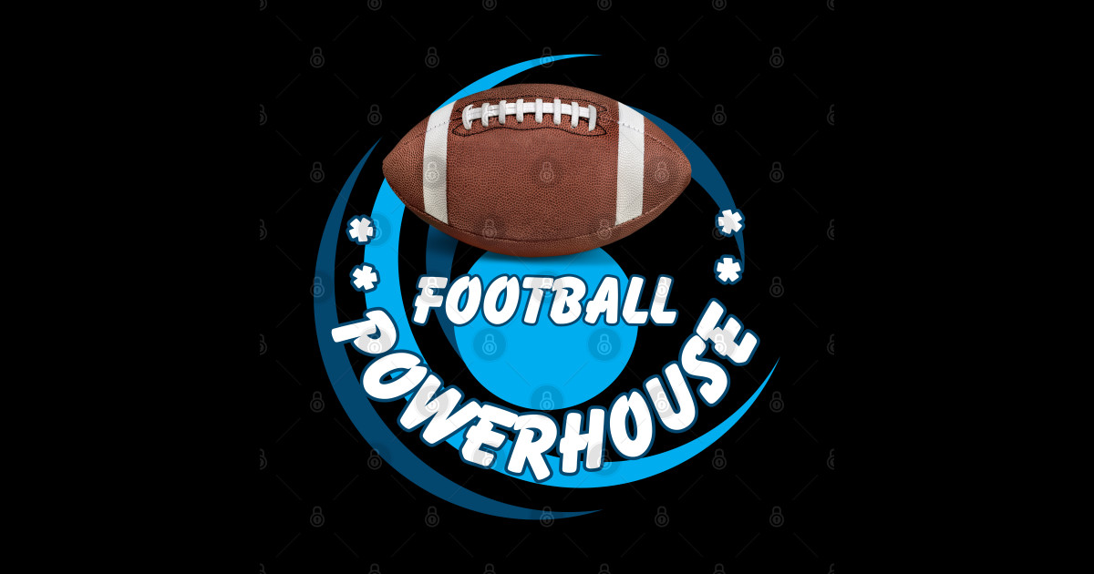 Football Powerhouse school Fall sports - Football Player - Sticker ...