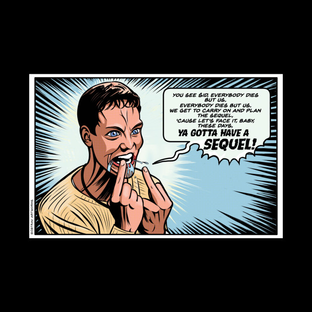 Stu Macher Scream Movie Comic Adaption Panel Art - Stu Macher - Pin ...