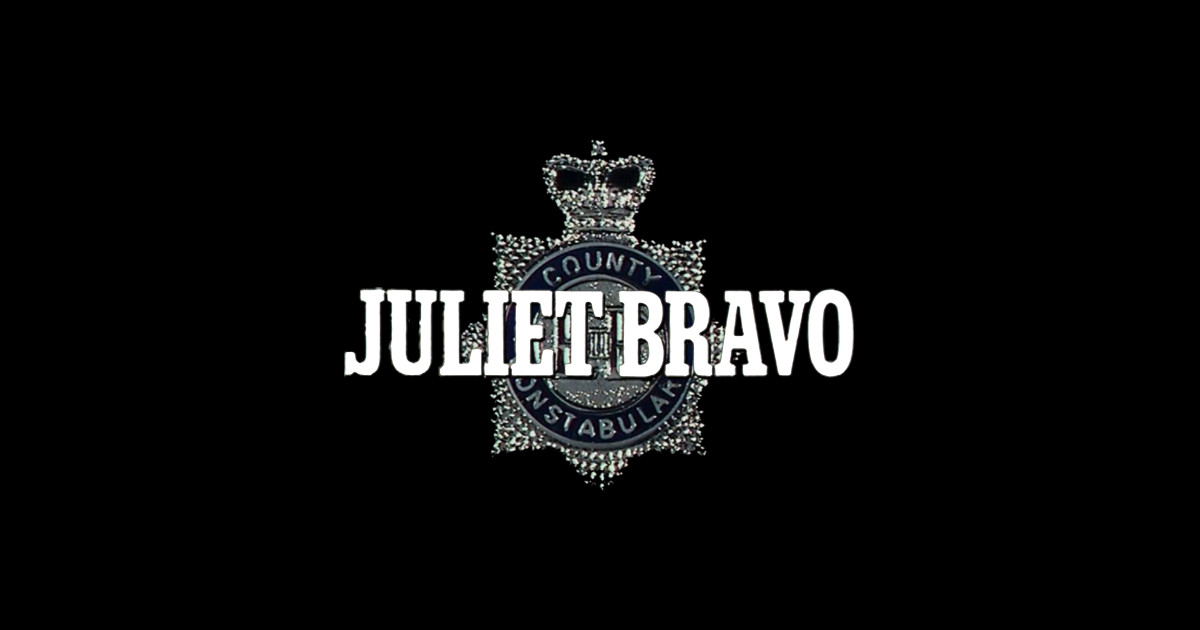 Juliet Bravo TV Show Logo with Badge - Juliet Bravo - Posters and Art Prints | TeePublic
