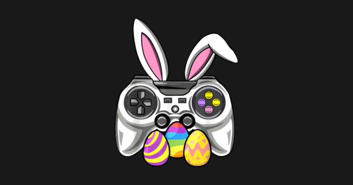 Video Game Easter Bunny Gaming Controller Gamer Boys Girls - Gamer ...