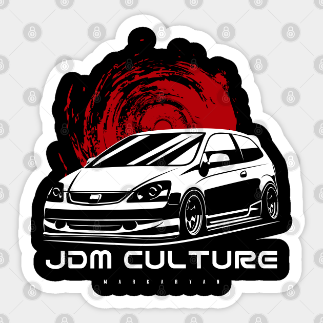 Civic Type R EP3 - Honda Civic - Sticker | TeePublic