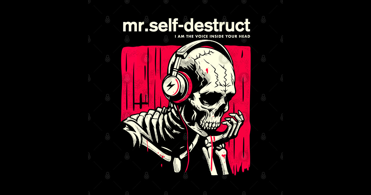 Mr. Self-Destruct - Nine Inch Nails - Sticker | TeePublic